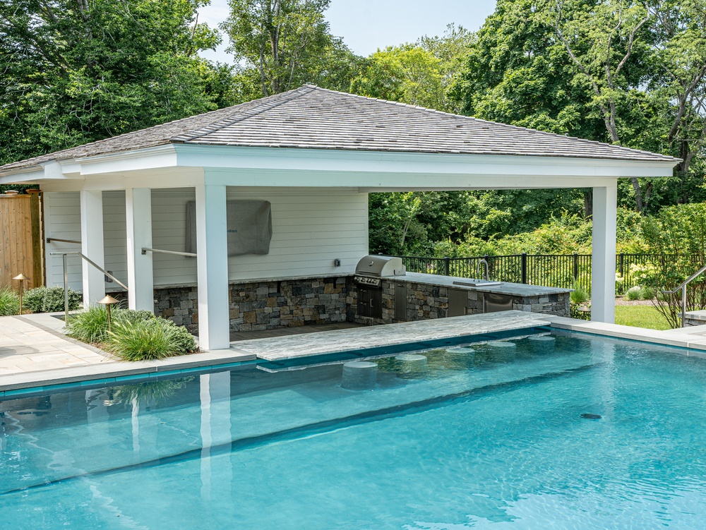 Custom Built Gunite Pools and Hardscaping by Cliffstone Corp