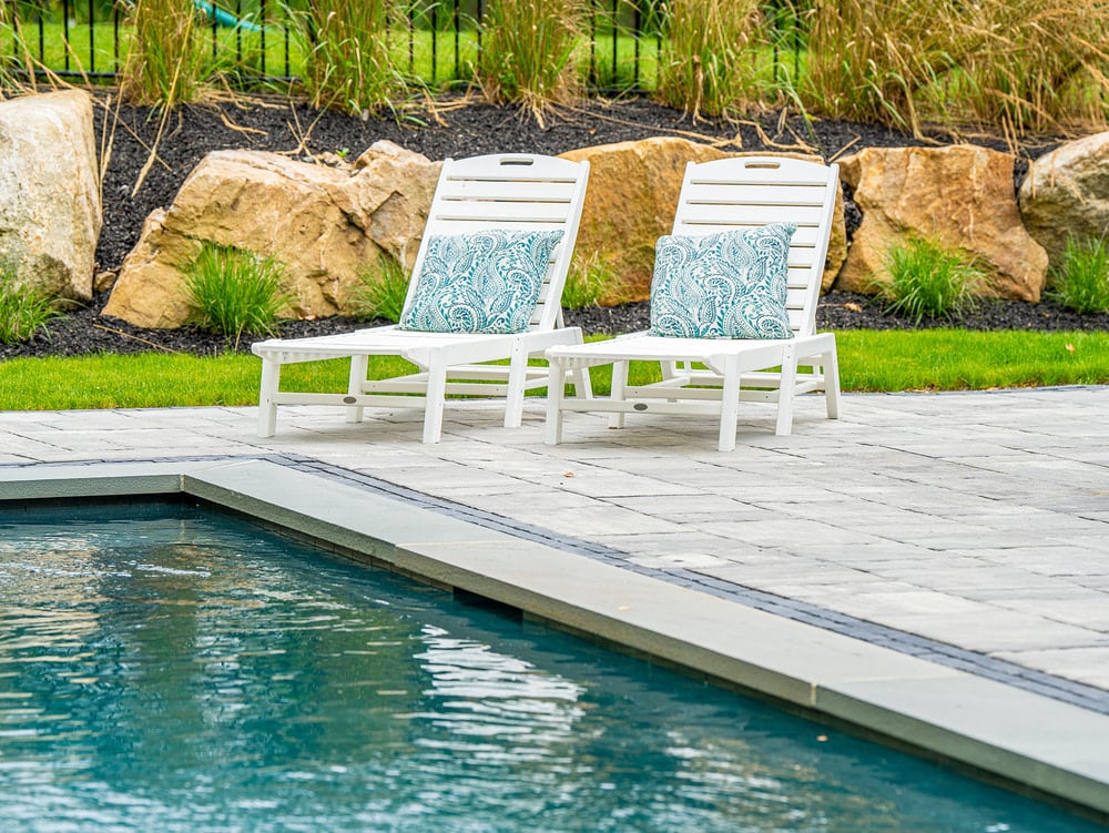 Custom Built Gunite Pools and Hardscaping by Cliffstone Corp