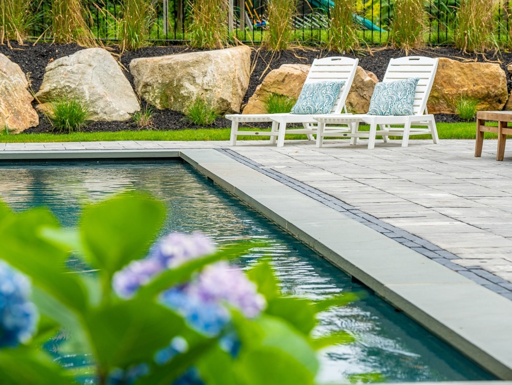 Custom Built Gunite Pools and Hardscaping by Cliffstone Corp