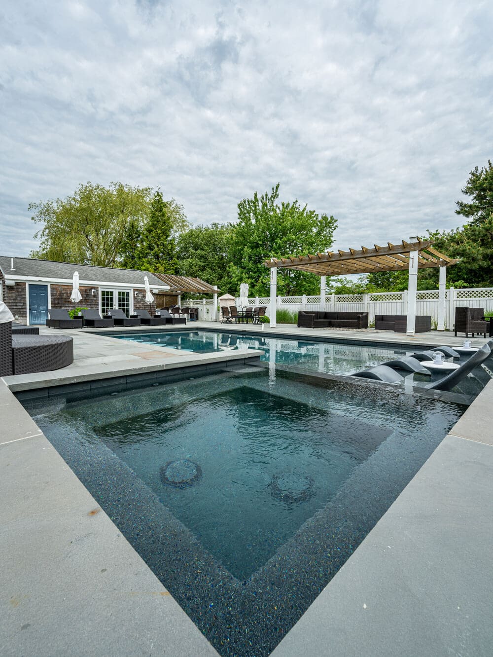 Custom Built Gunite Pools and Hardscaping by Cliffstone Corp